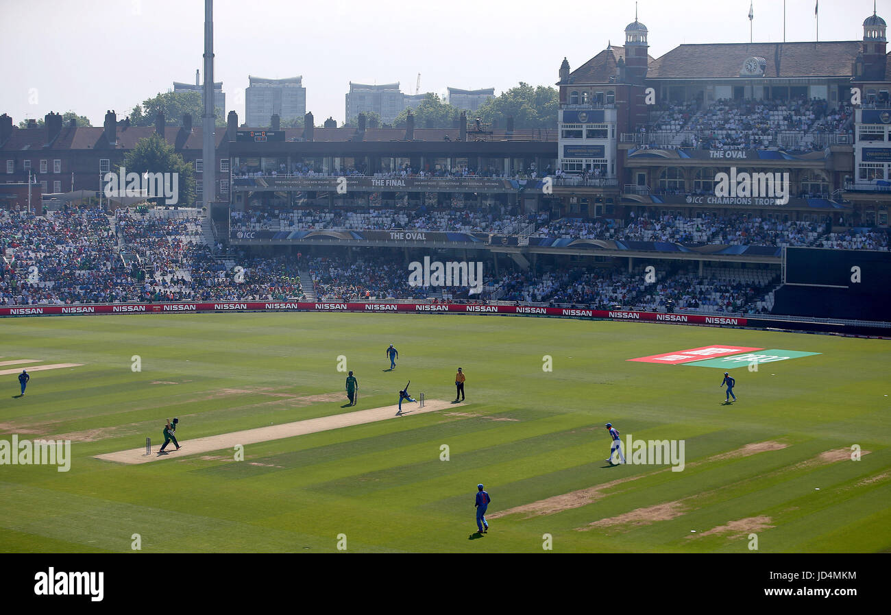 A general view of the Oval during the ICC Champions Trophy final at The ...