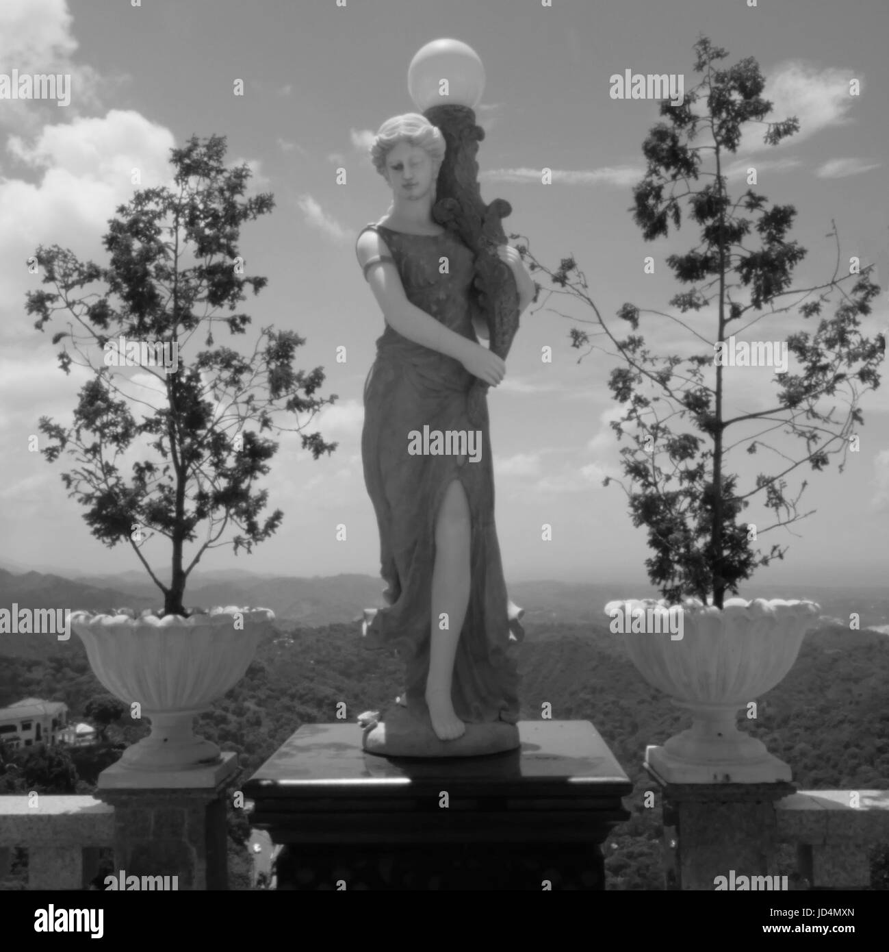 roman statue on a frame Stock Photo - Alamy