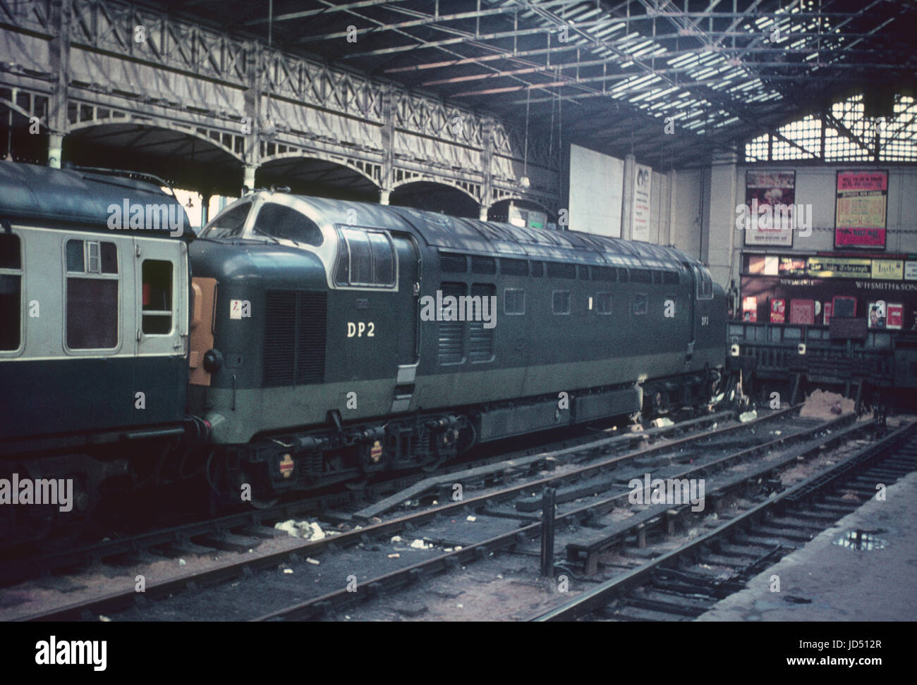 Prototype engine DP2 at Leeds Central circa 1965 /1966 Stock Photo - Alamy