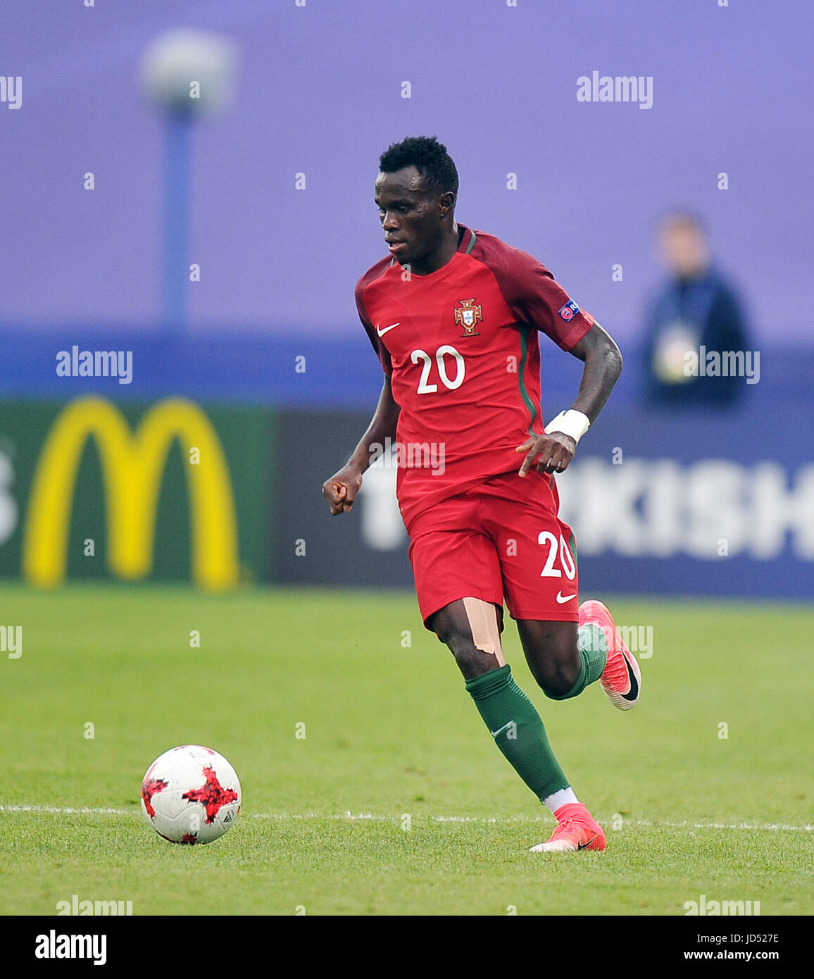 Bruma during the UEFA European Under-21 match between Portugal and ...