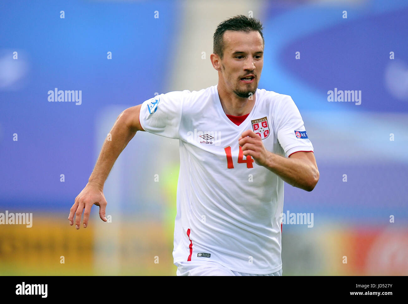 Vukasin Jovanovic during the UEFA European Under-21 match between ...