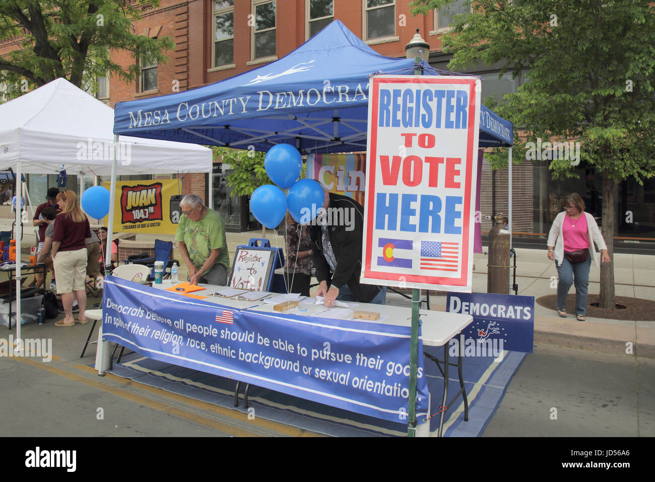 join the democratic party in montrose a farming community in colorado ...