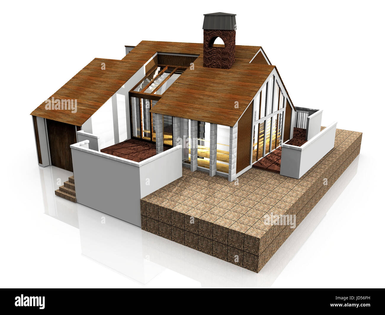 a very nice and design house Stock Photo - Alamy