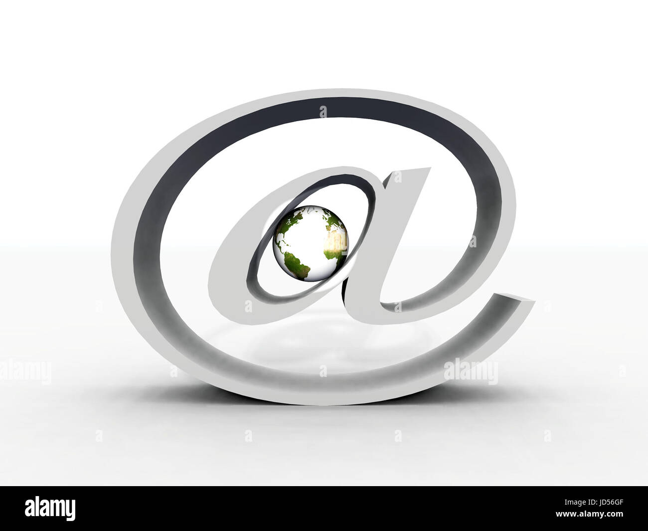 logo at with the Earth Stock Photo - Alamy