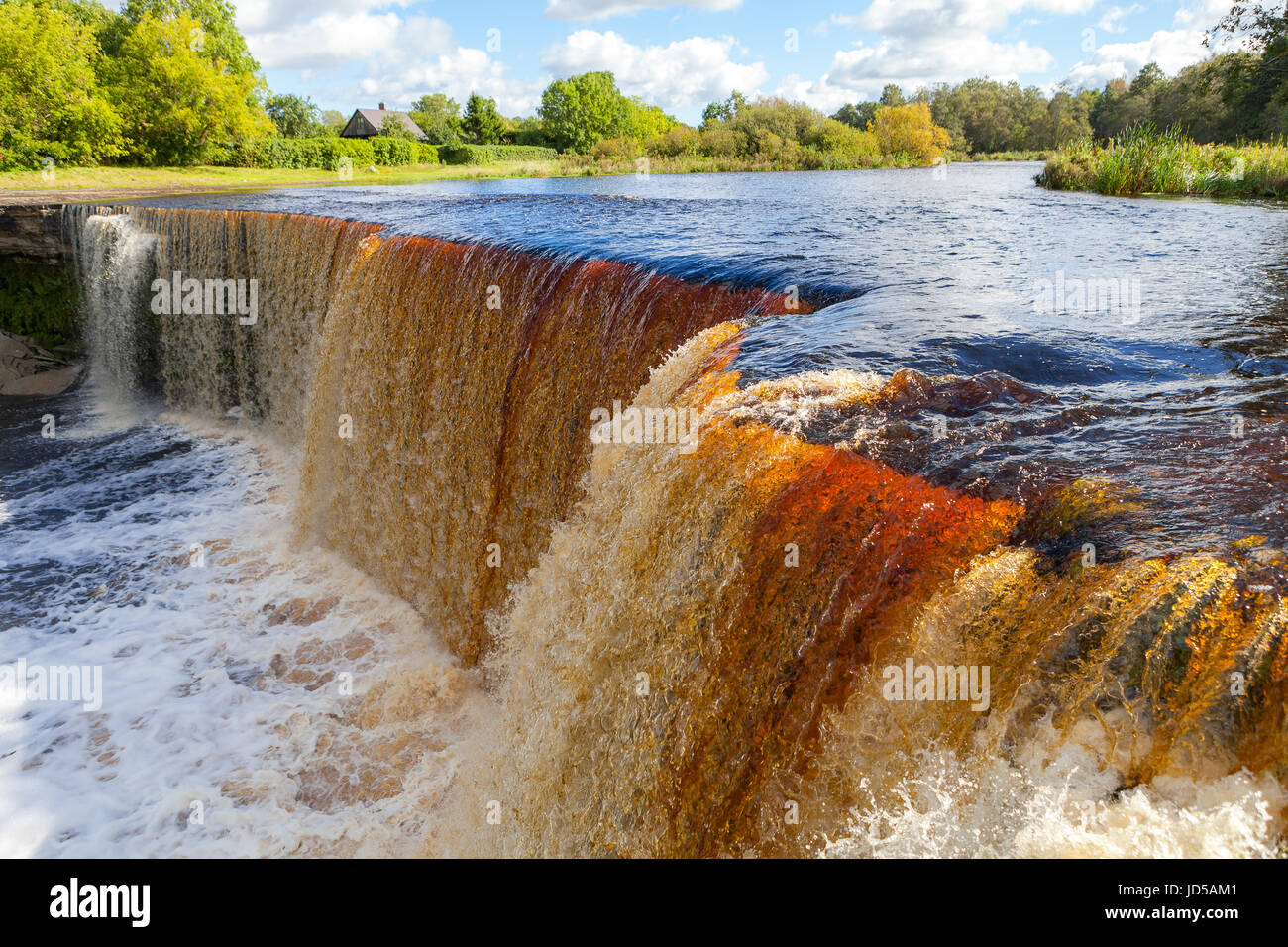 Jagala is the biggest waterfall in Estonia. Long exposure day shot ...