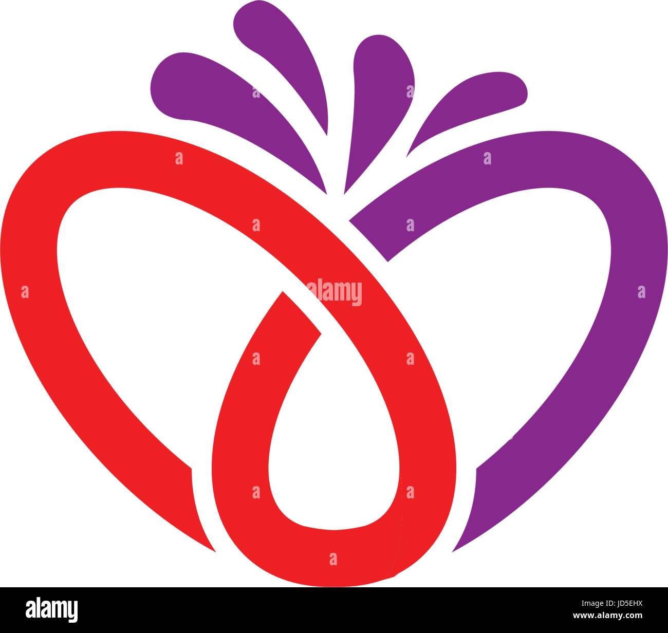 Interlacing lines form hi-res stock photography and images - Alamy