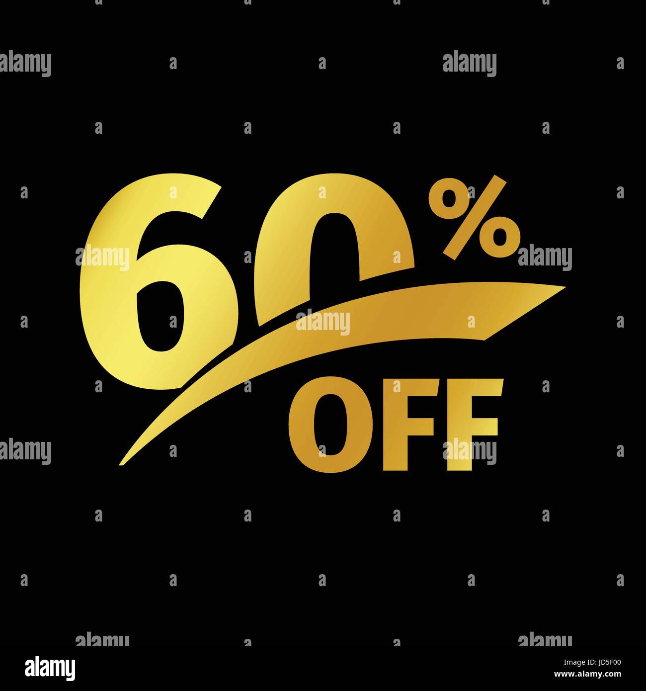 Sign 60 percent off Stock Vector Images - Alamy