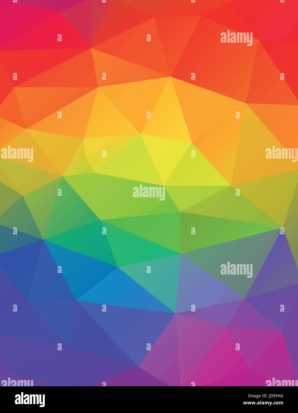 A geometric abstract background in rainbow colors illustration. Vector ...