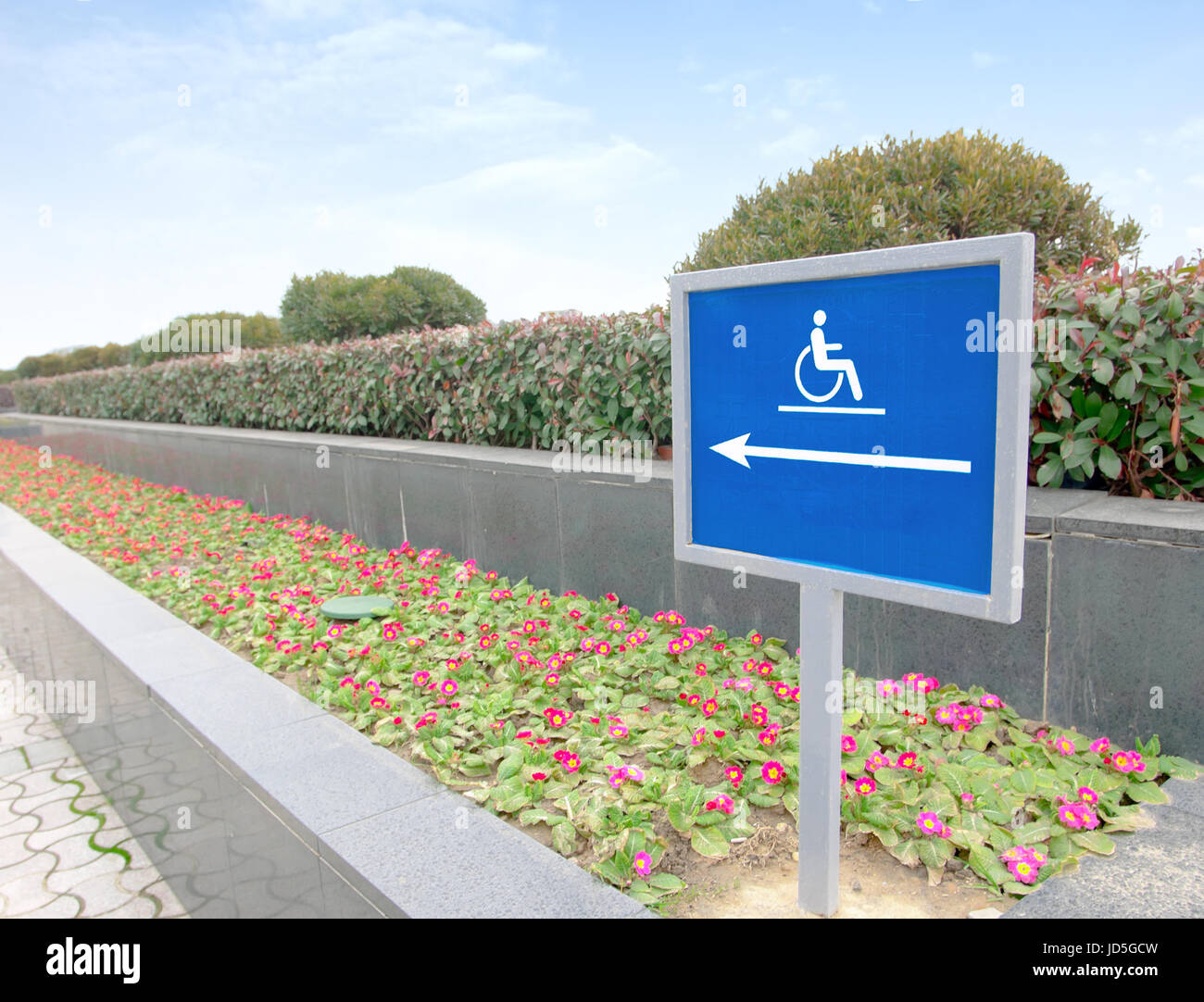 using wheelchair ramp(Barrier-free access Stock Photo - Alamy