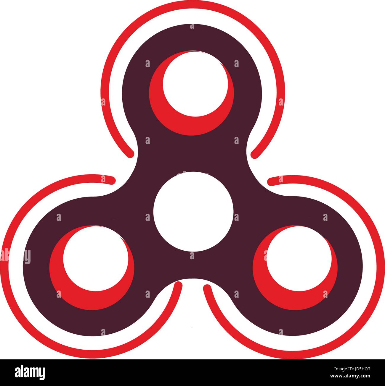 Spinner logo design. Bearing cool modern device icon. Entertaining ...