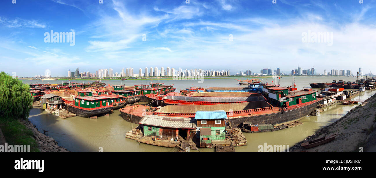 Panoramic views of southern China, a large panoramic scenes Stock Photo ...
