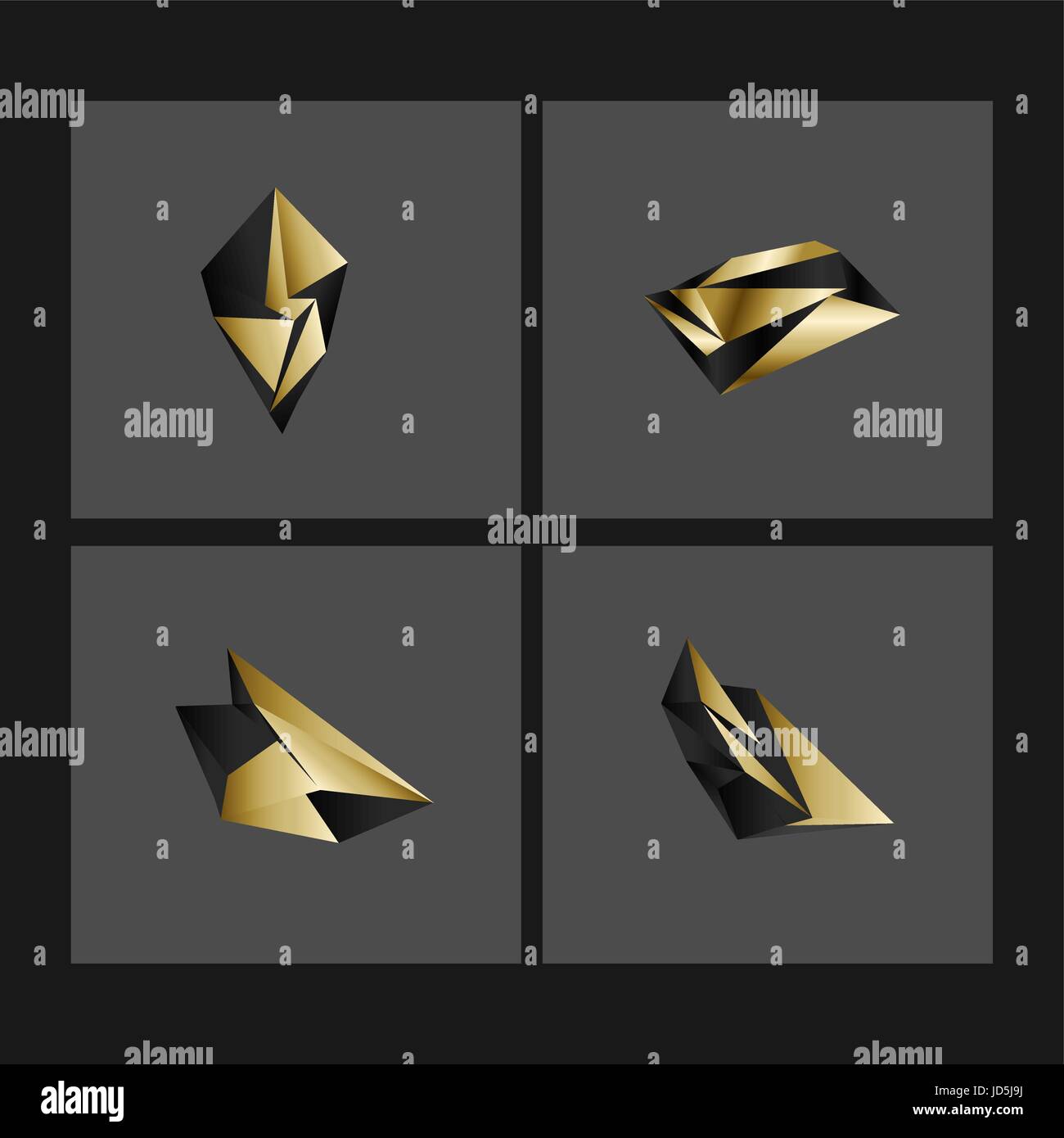 Set of symbol and shapes. Trendy icons and logotypes. Business signs ...