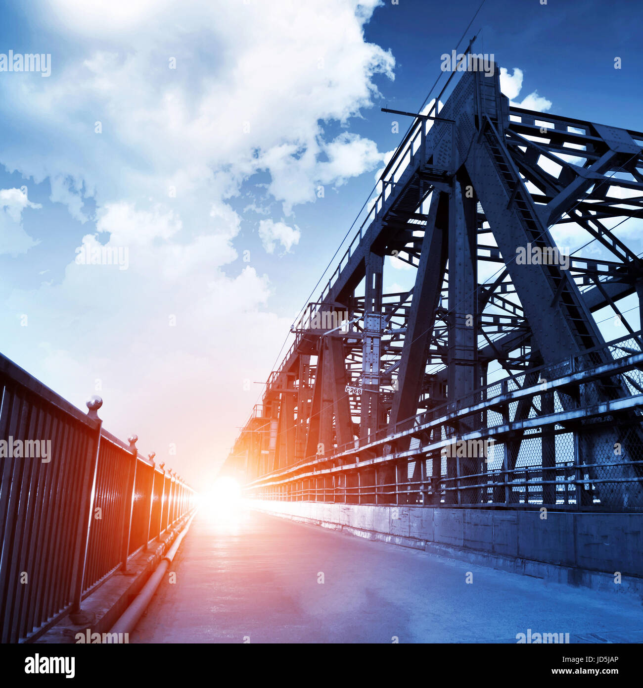 The city's bridges, modern architecture Stock Photo - Alamy