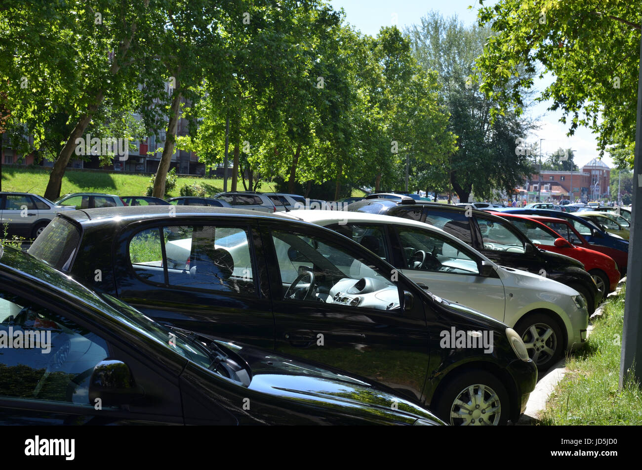 Parked cars belgrade serbia hi-res stock photography and images - Alamy