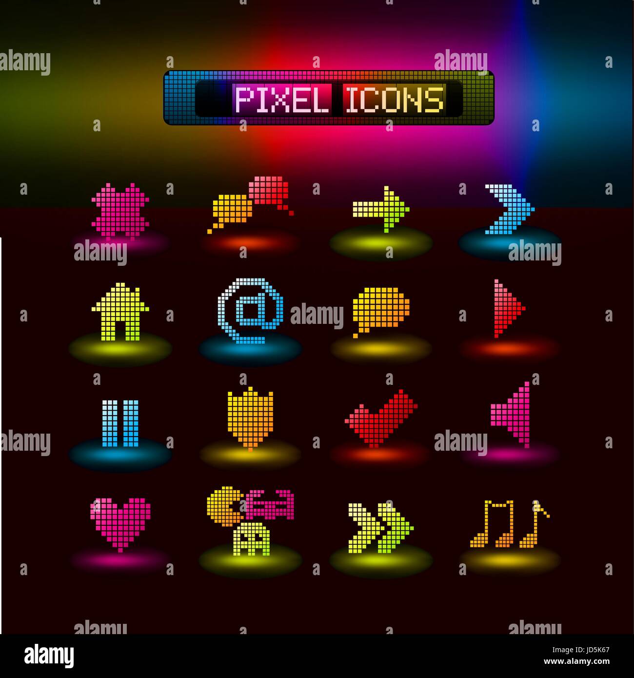 Vector buttons icon set vector. Web symbol set Stock Vector Image & Art ...