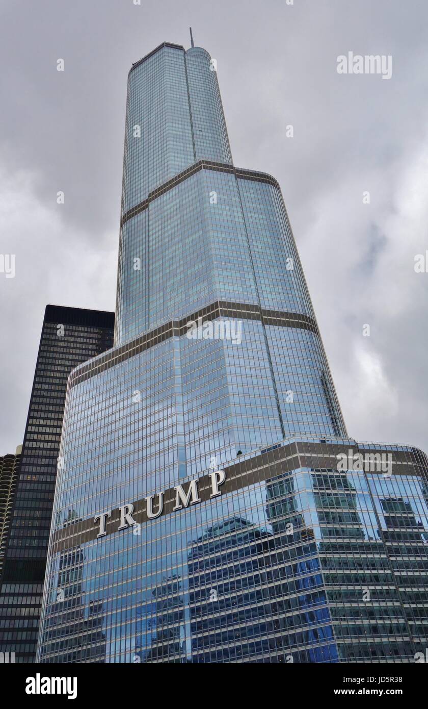 Opened in 2008, the Trump Tower Chicago is a mixed condo and hotel ...