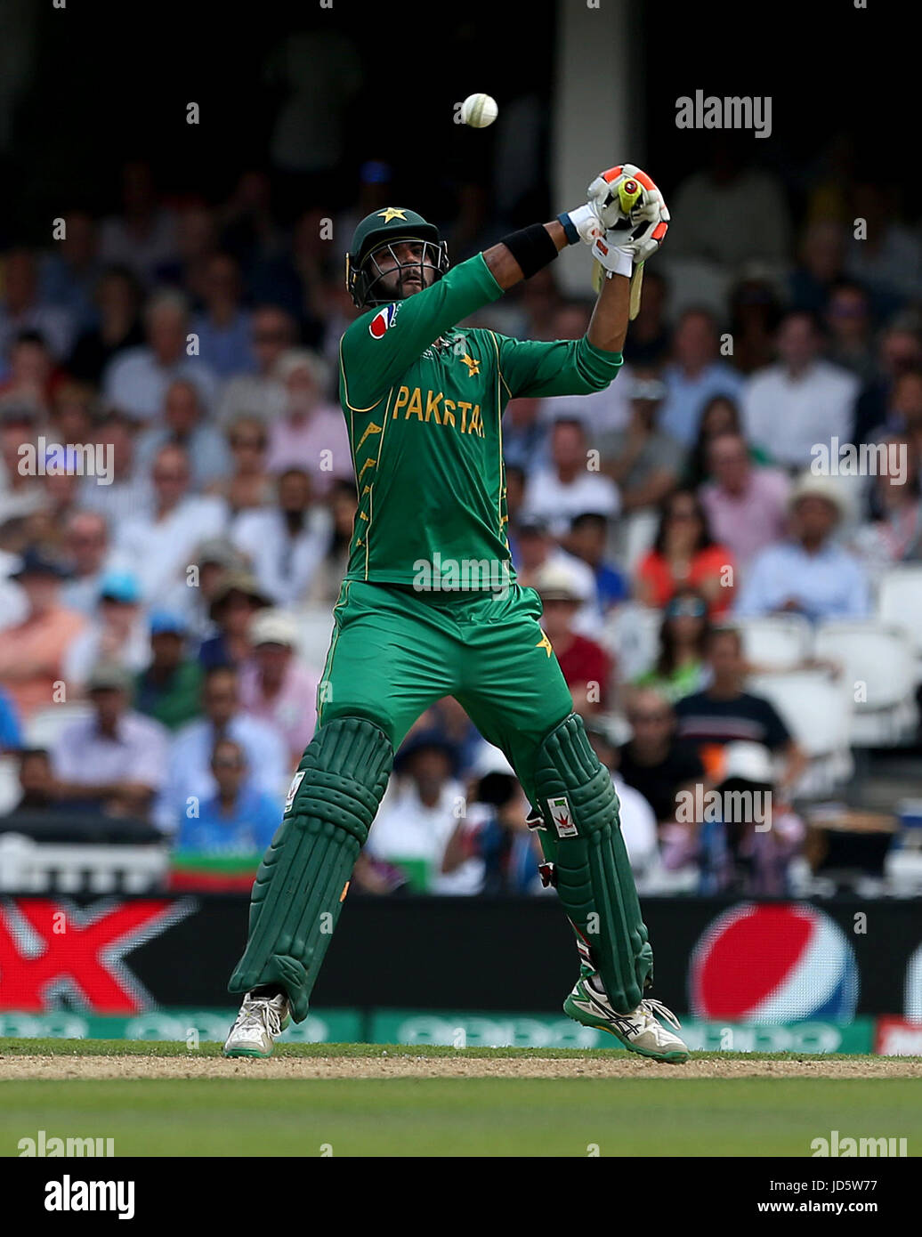 Pakistan's Imad Wasim batting during the ICC Champions Trophy final at ...
