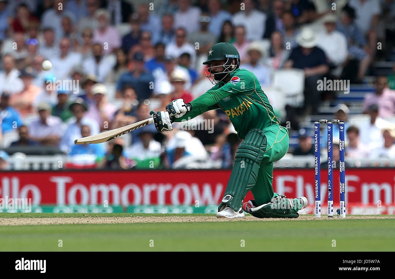 Pakistan's Muhammad Hafeez batting during the ICC Champions Trophy ...