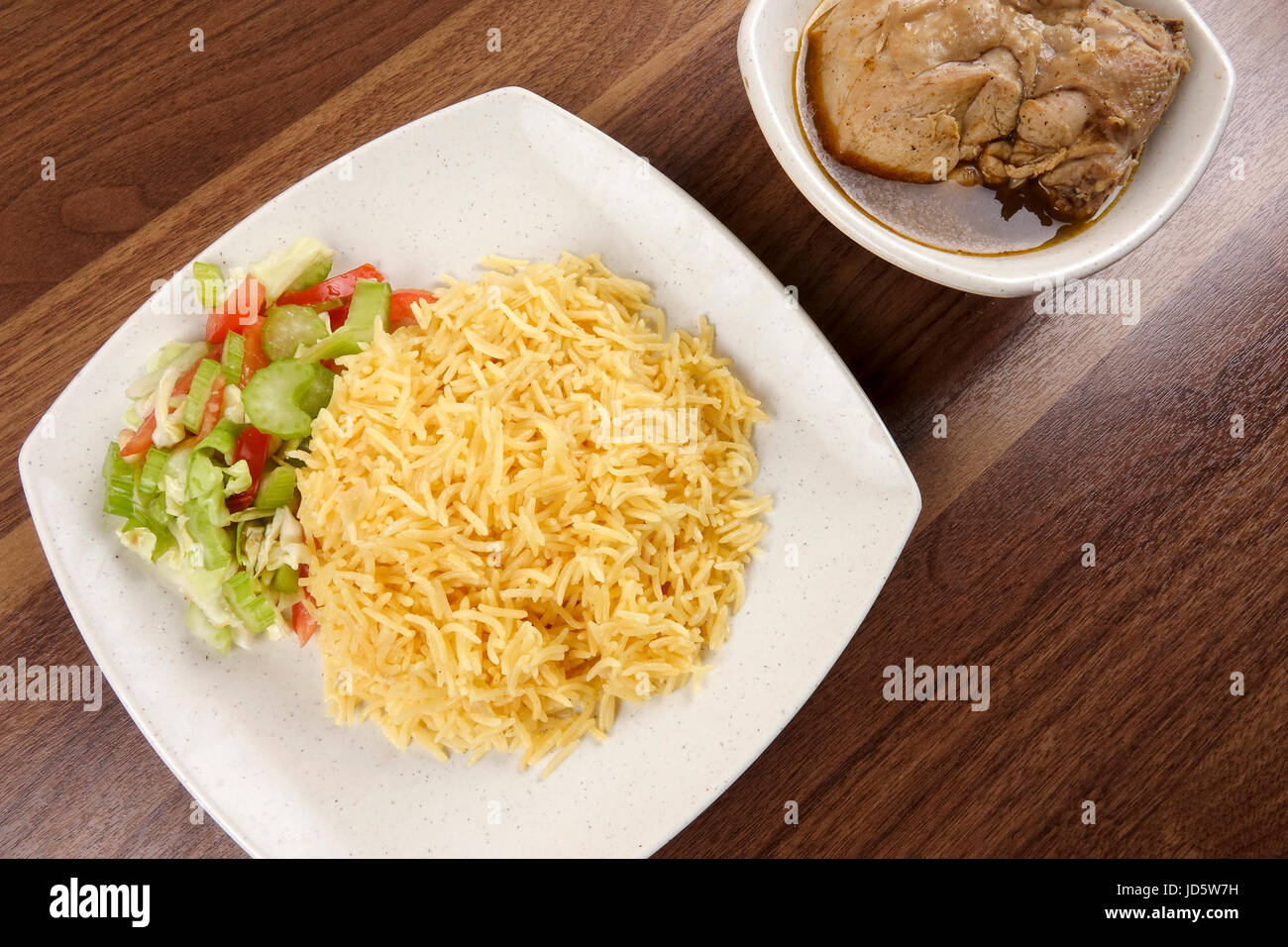 ranian rice with chicken Stock Photo - Alamy