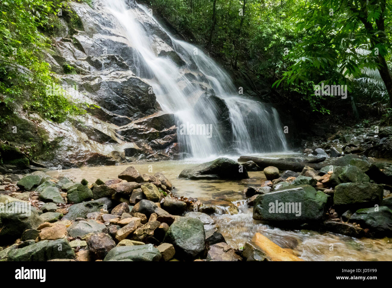 Kanching Waterfalls near Kuala Lumpur, Malaysia Stock Photo - Alamy