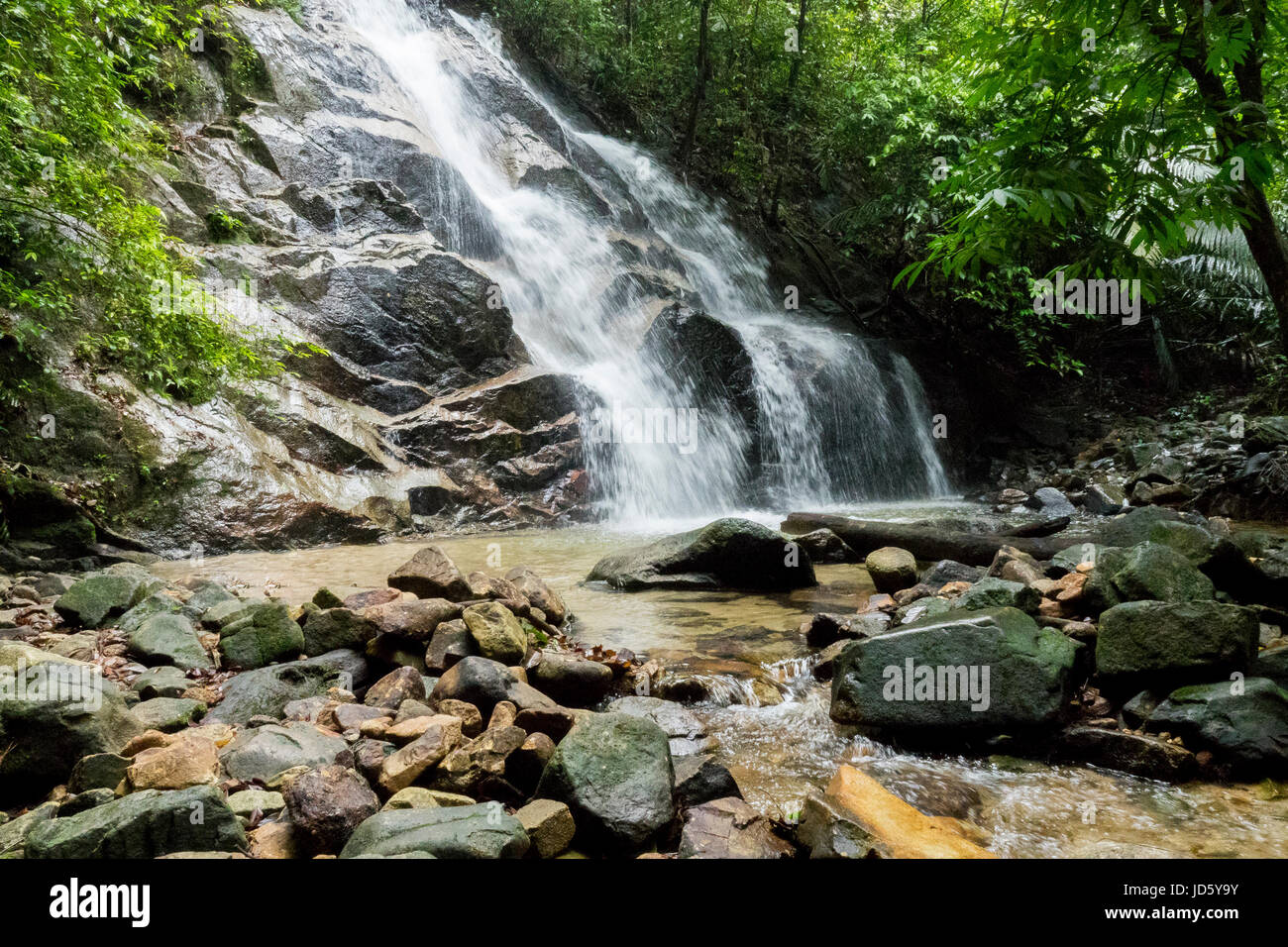 Kanching Waterfalls near Kuala Lumpur, Malaysia Stock Photo - Alamy