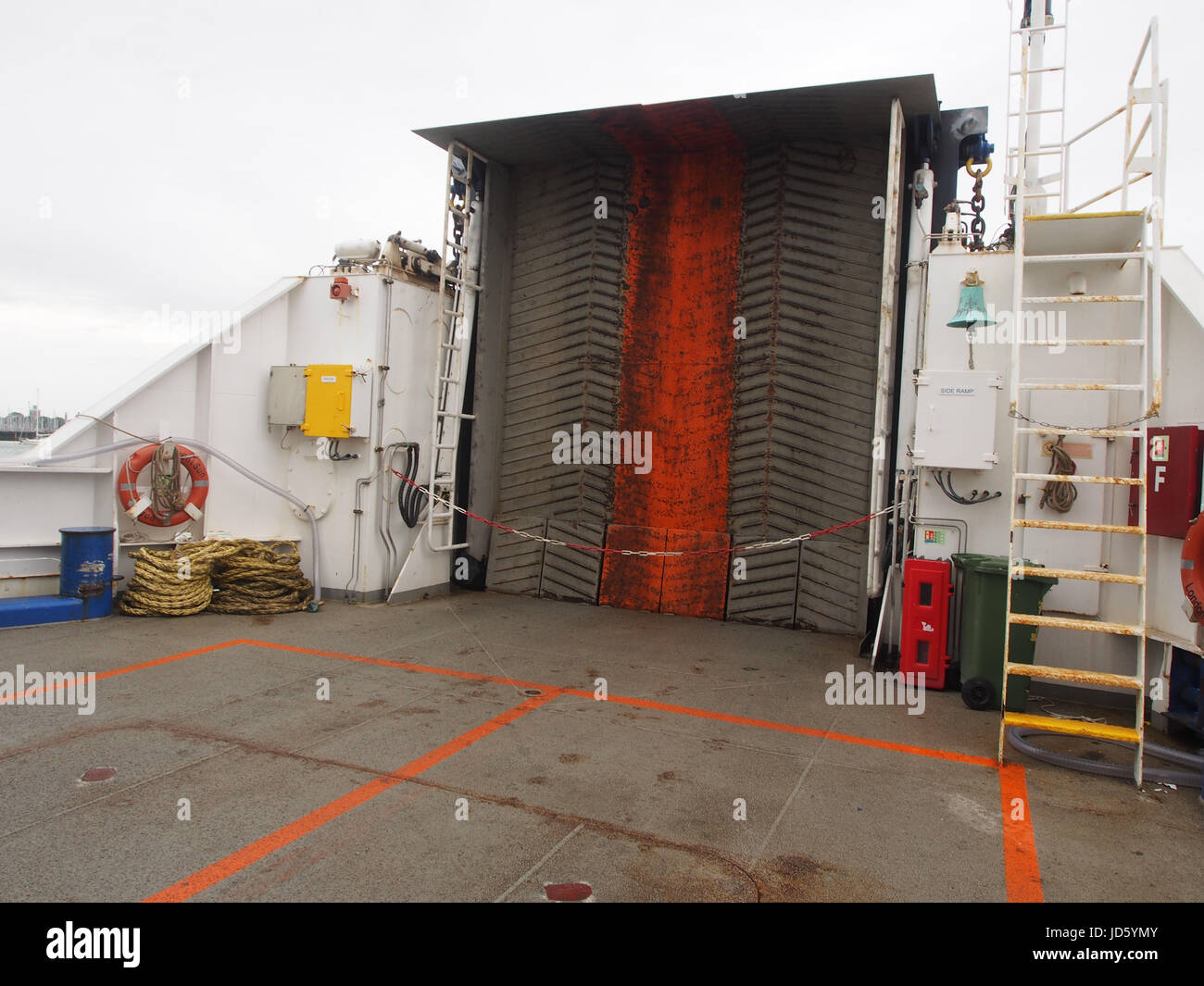 Loading ramp on car ferry hi-res stock photography and images - Alamy