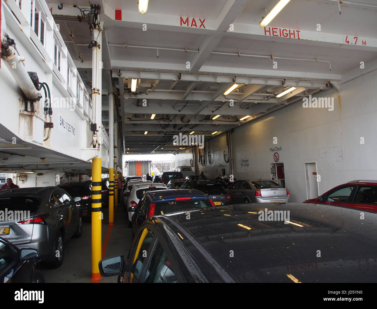 Car deck cars ferry ship boat hi-res stock photography and images - Alamy