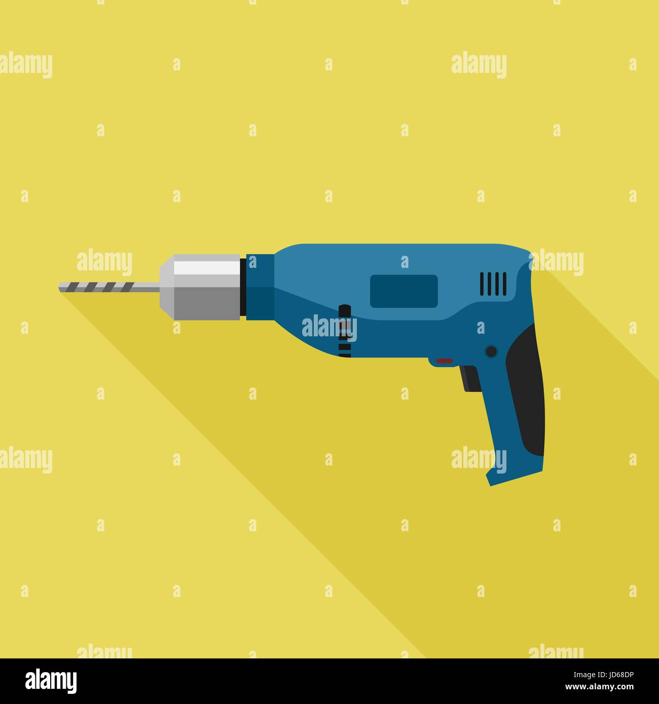 Electric drill, drilling Stock Vector Images - Alamy