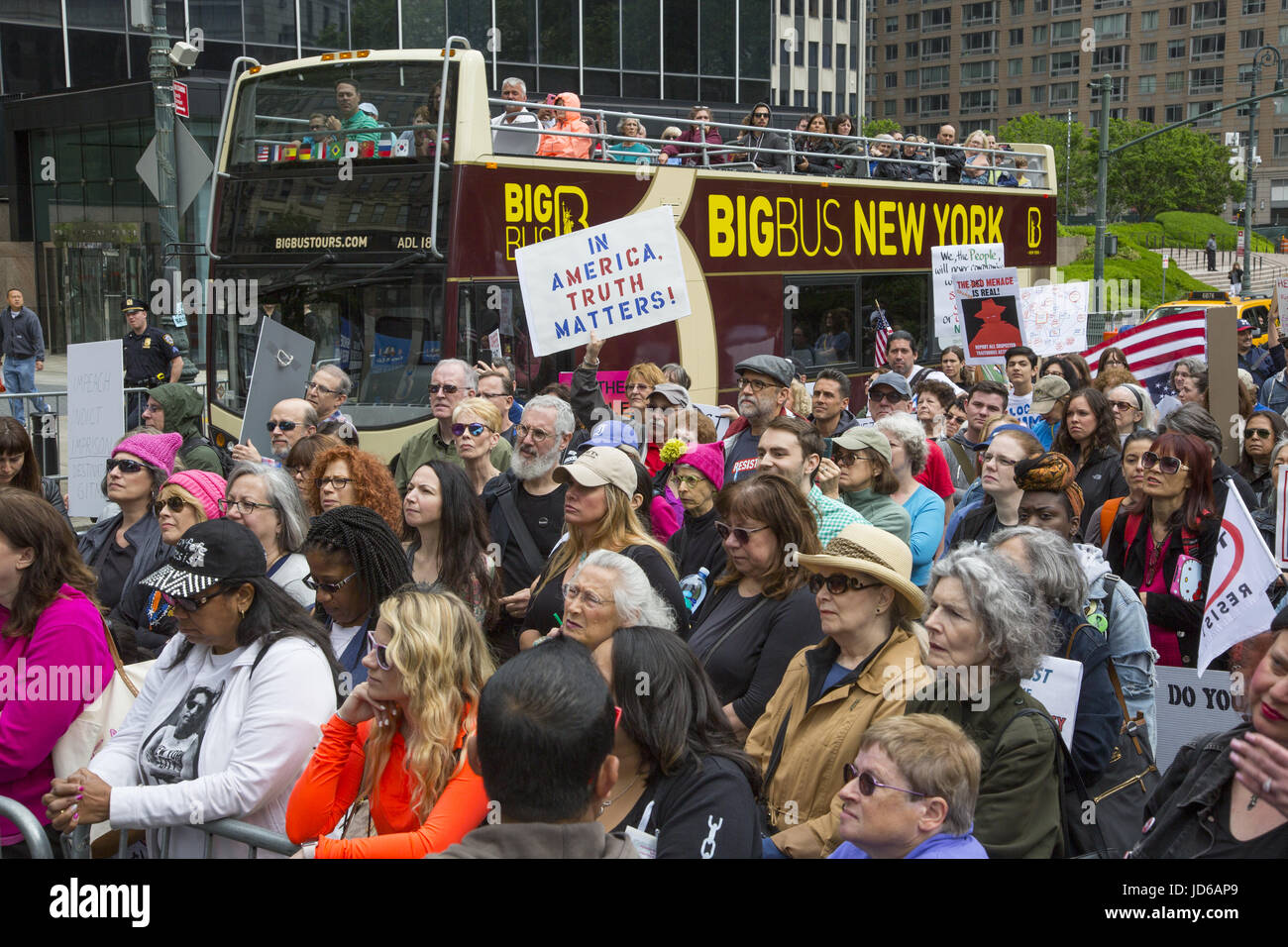 March For Truth in NYC that began by the Feredal Courthouse in lower ...