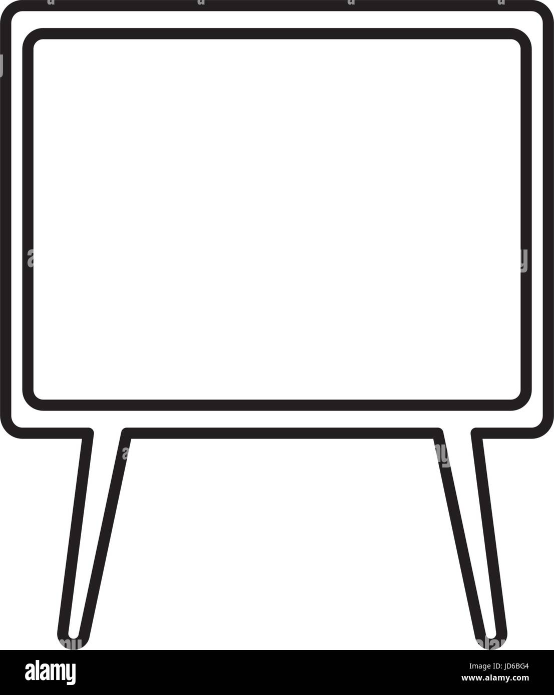 school chalkboard icon over white background vector illustration Stock ...