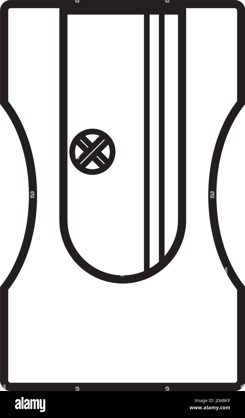 sharpener icon over white background vector illustration Stock Vector ...