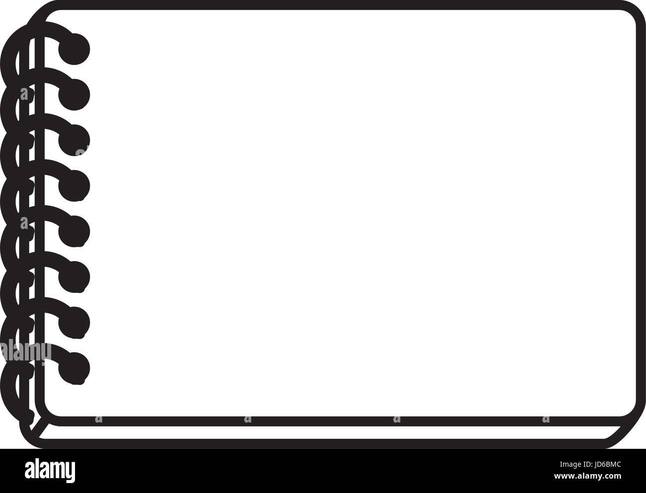 notebook icon over white background vector illustration Stock Vector ...