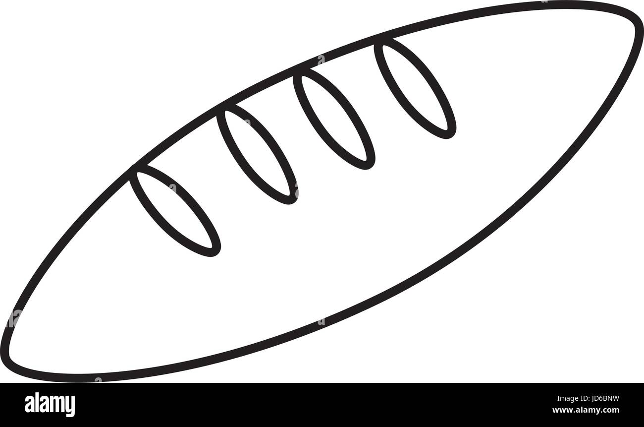 bread icon over white background vector illustration Stock Vector Image ...