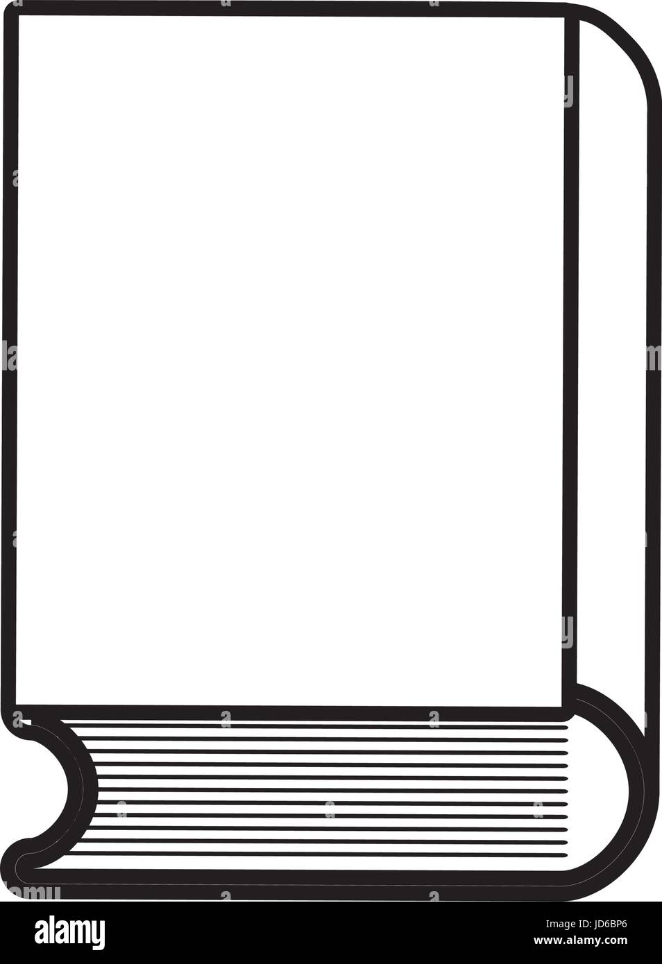 book icon over white background vector illustration Stock Vector Image ...