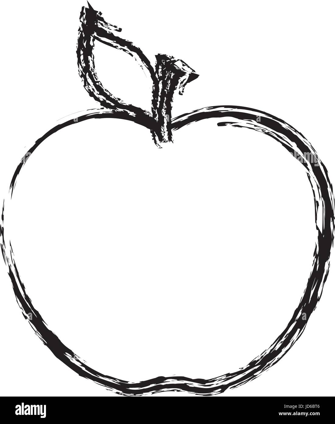 apple fruit icon over white background vector illustration Stock Vector ...