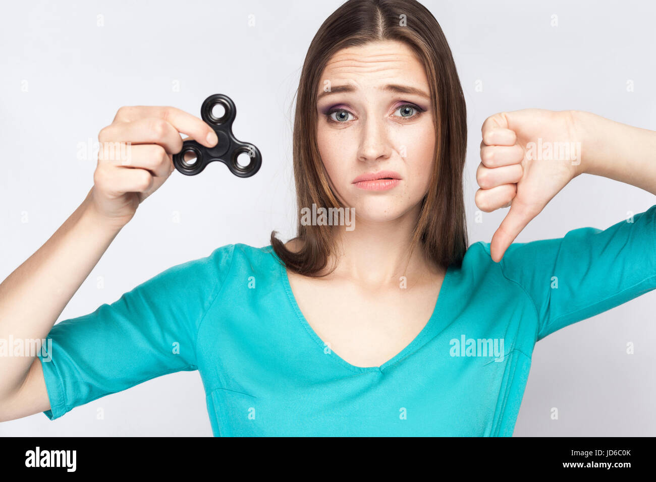 Fidgeting woman hi-res stock photography and images - Alamy