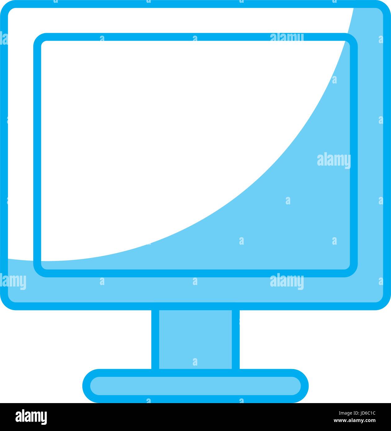 computer icon over white background vector illustration Stock Vector ...
