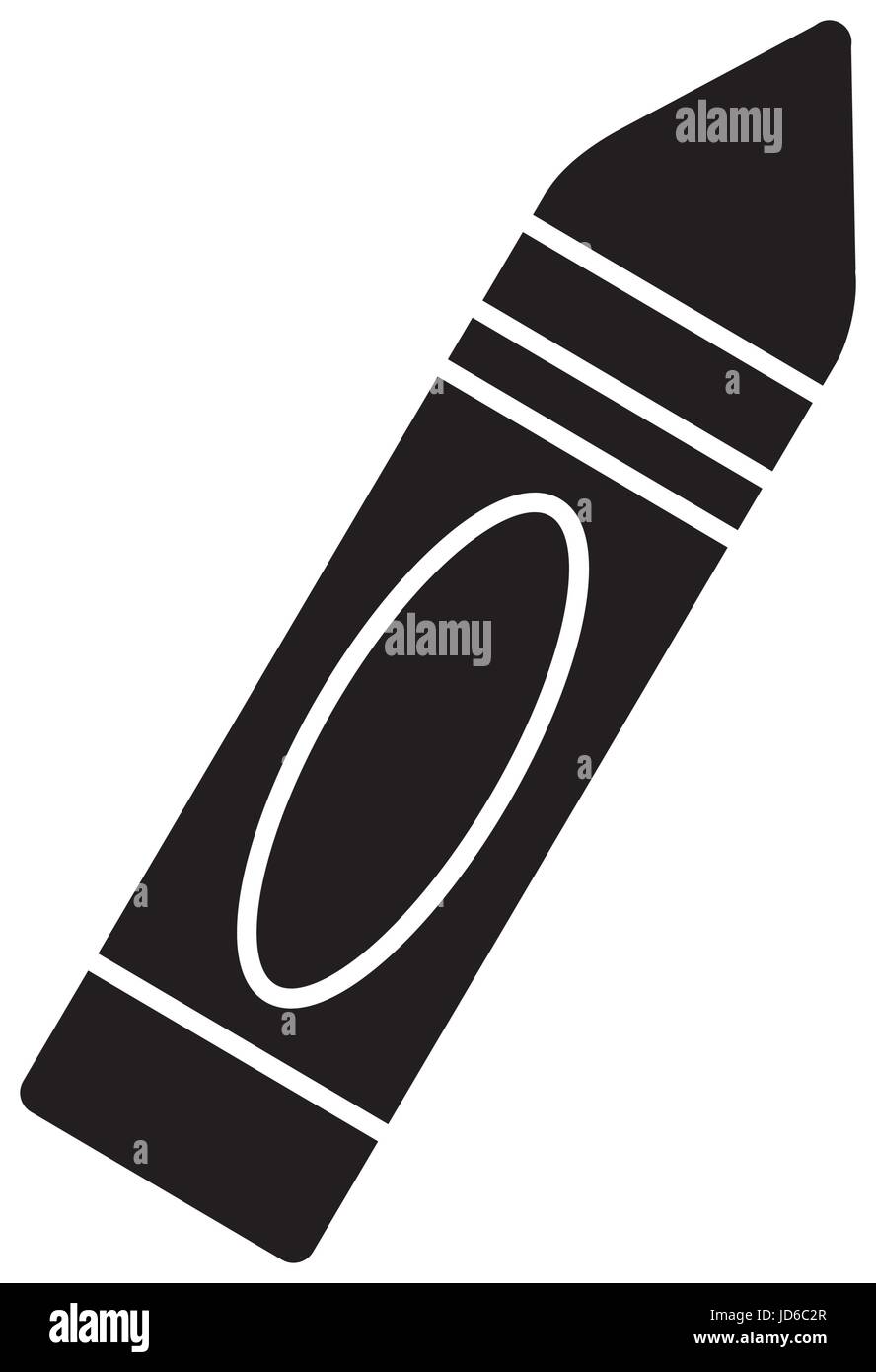 crayon icon over white background vector illustration Stock Vector ...