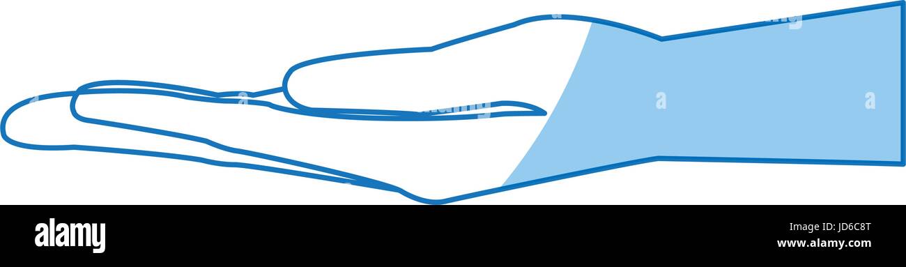 hand man cartoon receiving gesture image Stock Vector Image & Art - Alamy