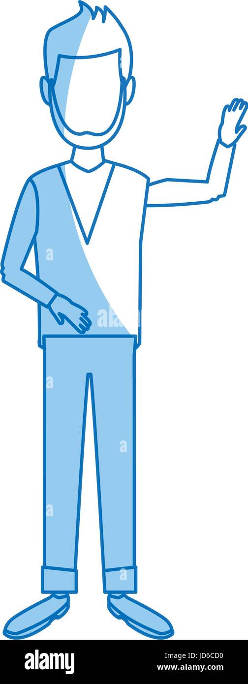 standing man character male people cartoon Stock Vector Image & Art - Alamy