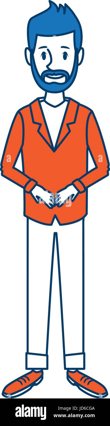 standing man character male people cartoon Stock Vector Image & Art - Alamy