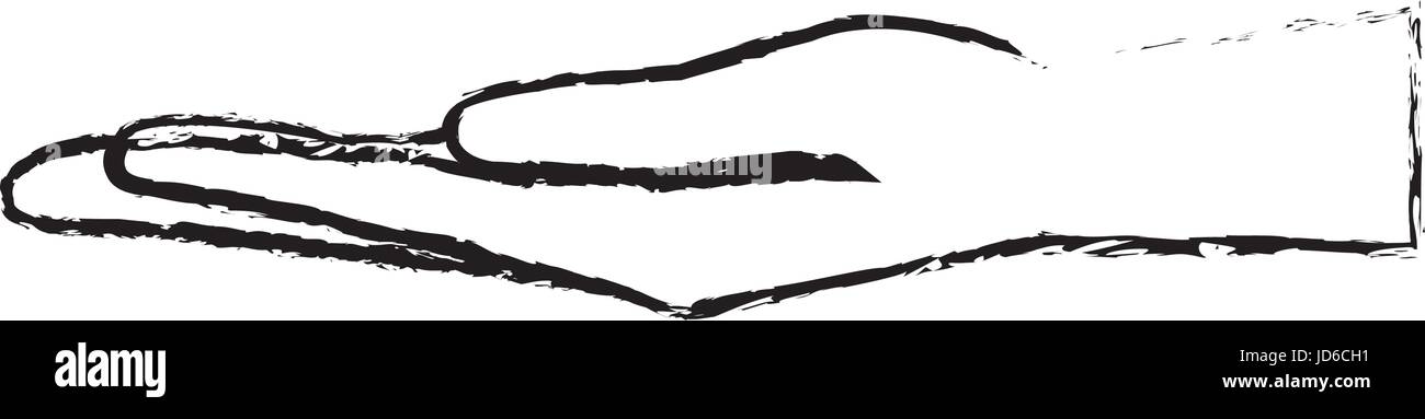 hand man cartoon receiving gesture image Stock Vector Image & Art - Alamy