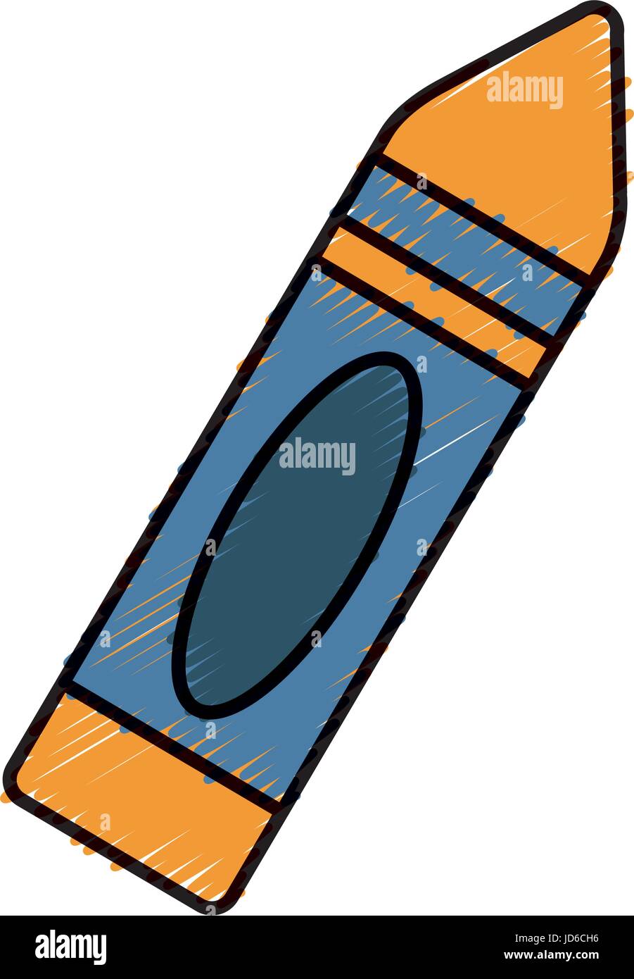 crayon icon over white background vector illustration Stock Vector ...