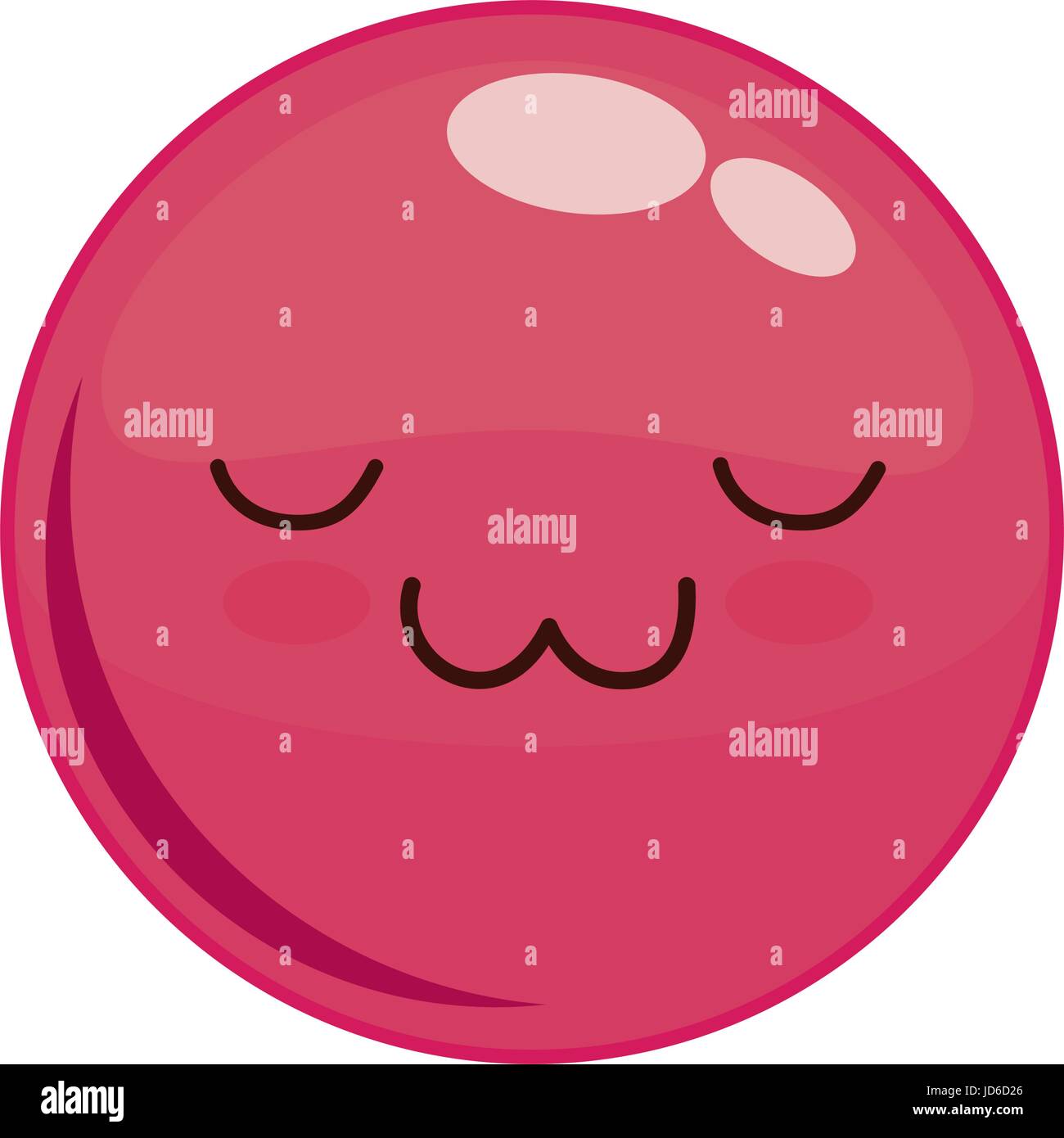 emoticon face happy icon over white background colorful design vector ...