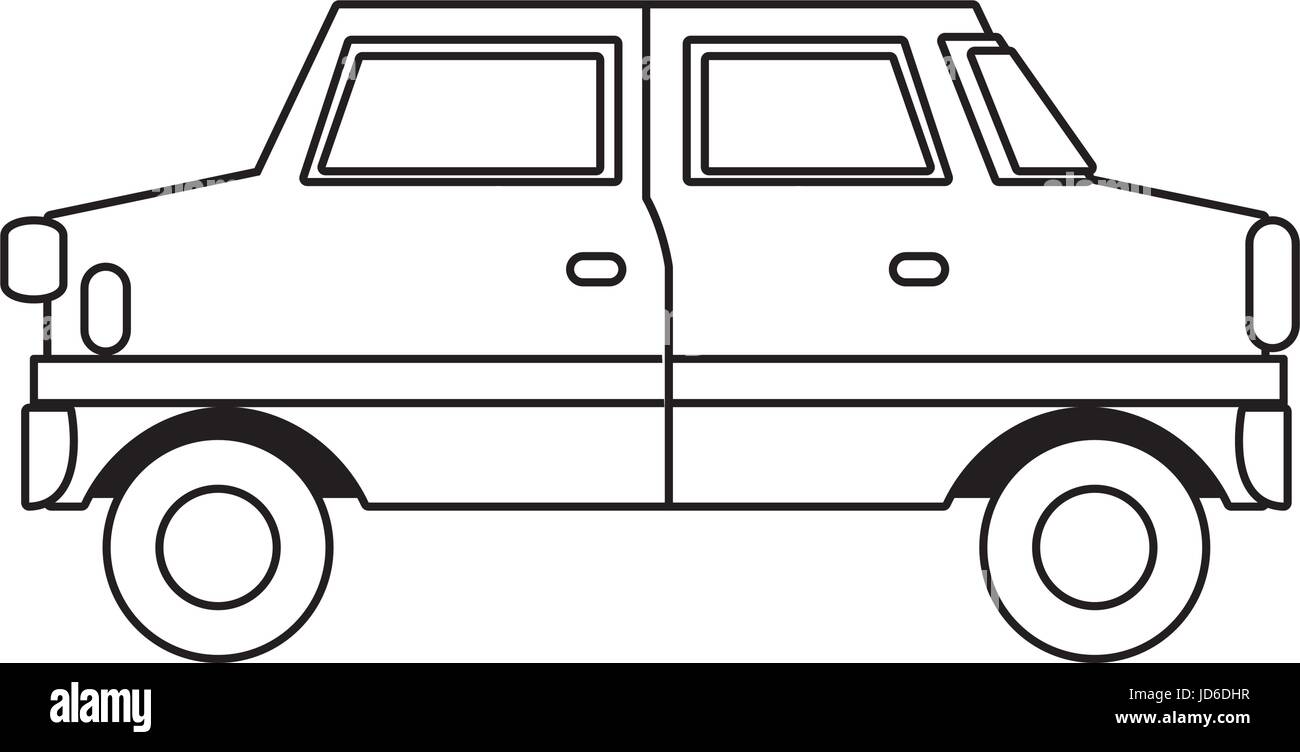 cartoon car vehicle transport wheel motor Stock Vector Image & Art - Alamy