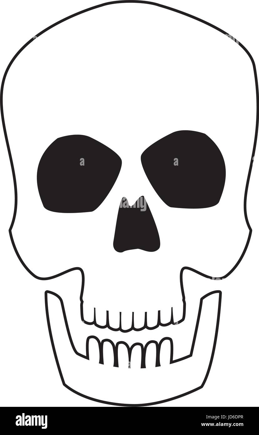 skull human head bone medicine concept Stock Vector Image & Art - Alamy