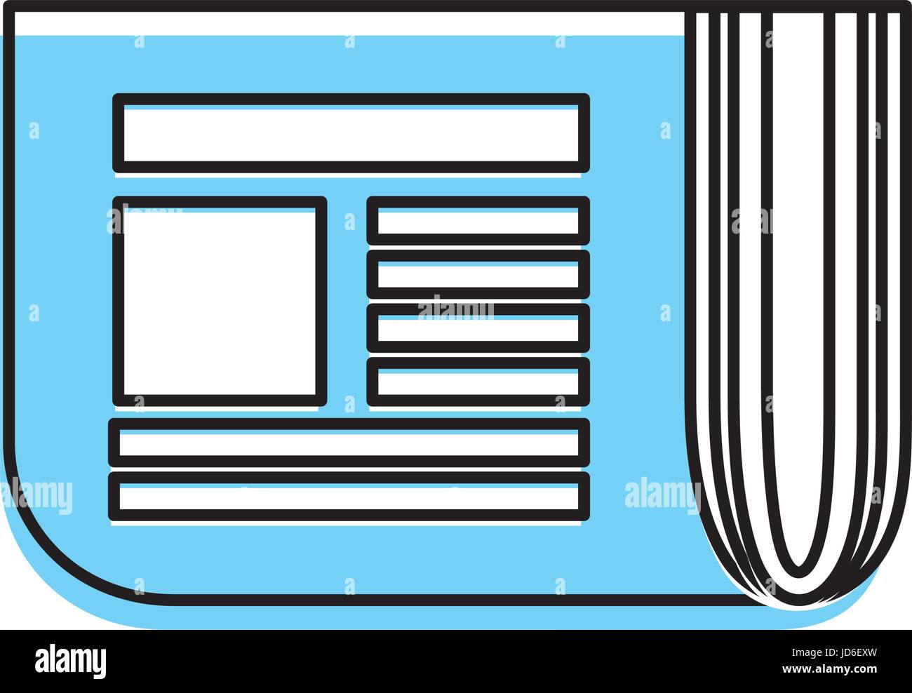 newspaper with important medium information Stock Vector Image & Art ...