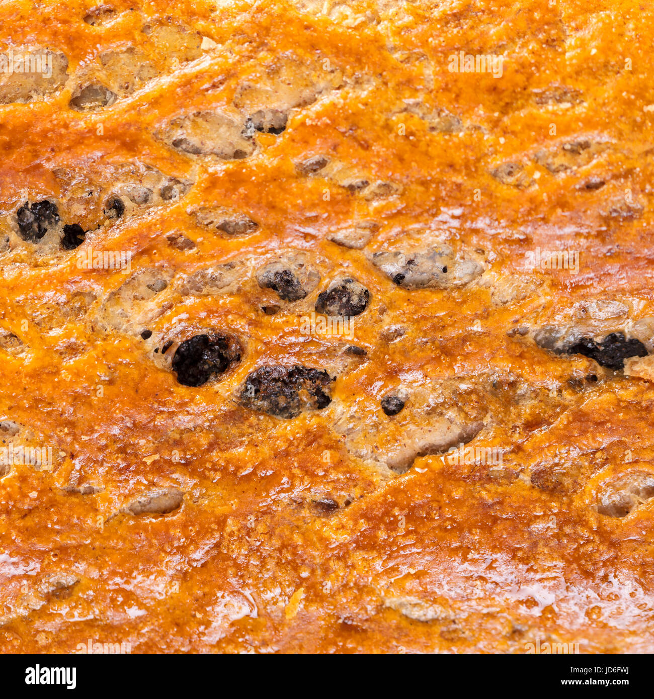 Abstract background of a baked strudel texture closeup Stock Photo - Alamy
