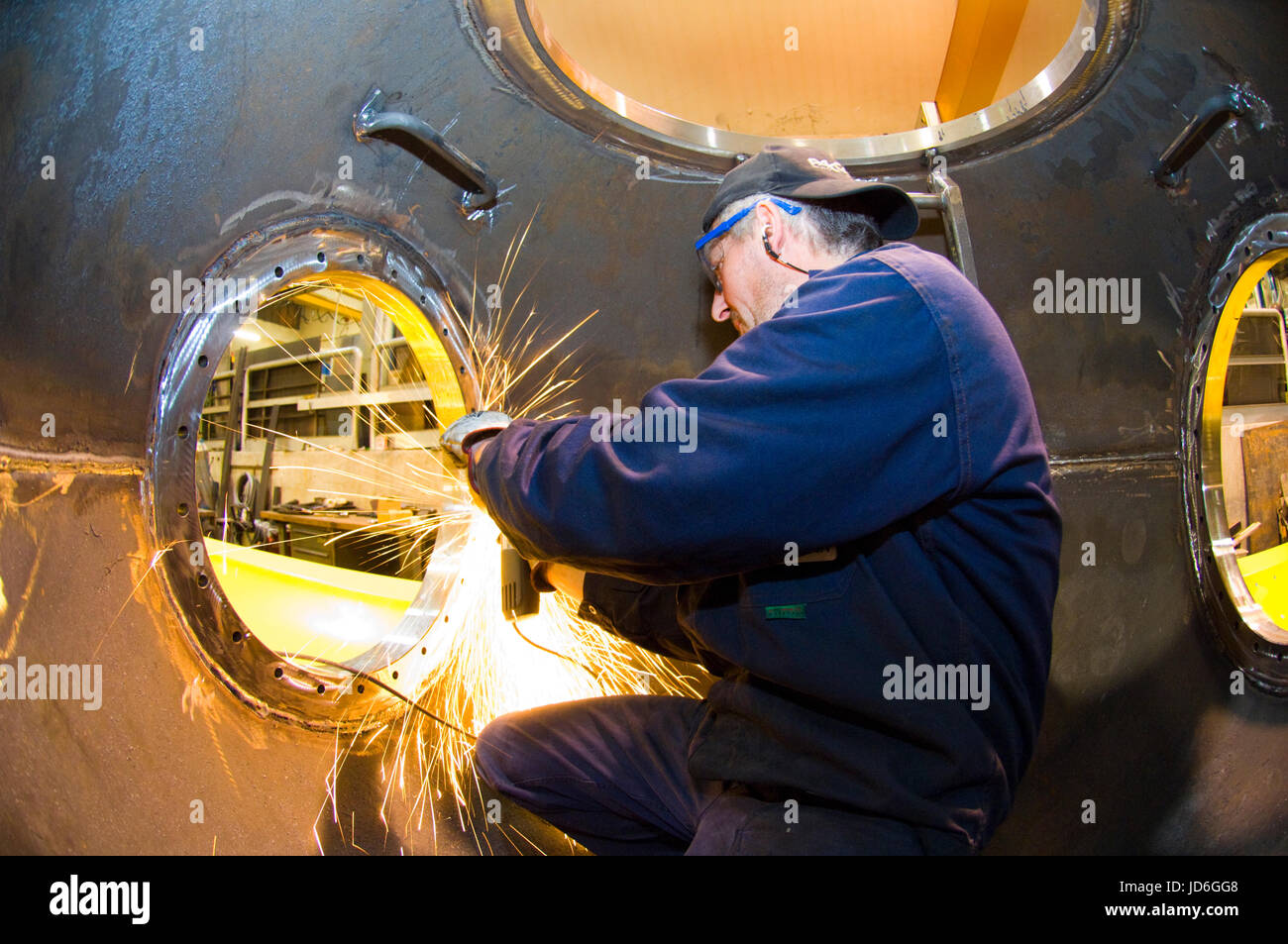 man at Work engineering Stock Photo - Alamy