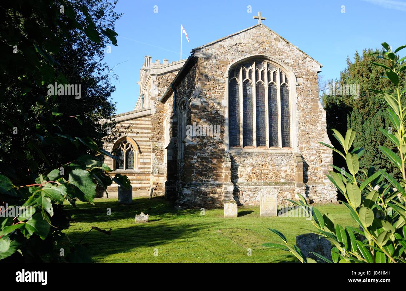 St Peters Church, Tempsford Bedfordshire. The present building dates ...